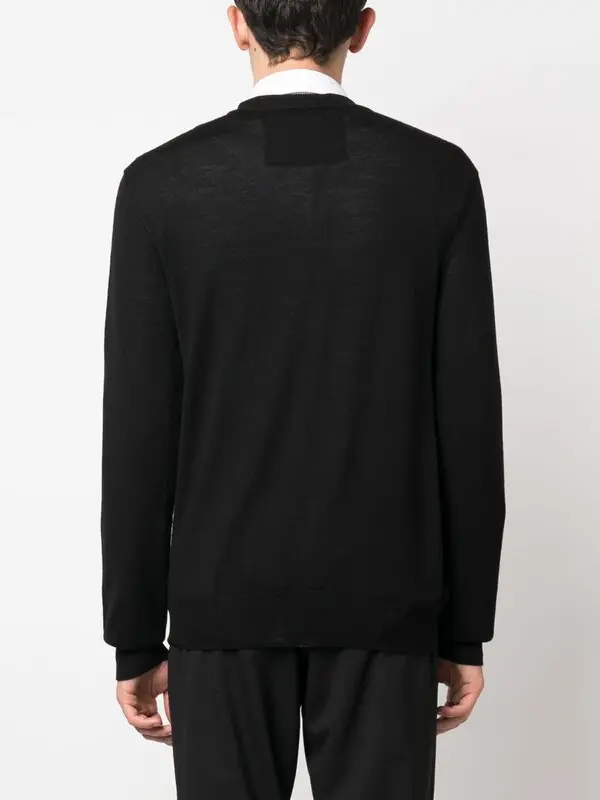Givenchy Logo Intarsia Wool Jumper