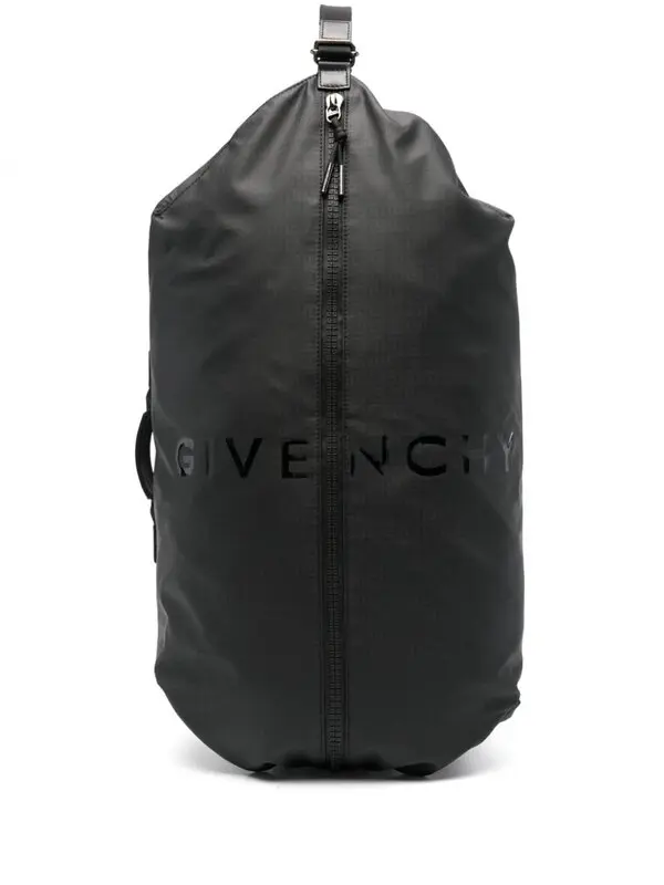 Givenchy G-zip 4g-motif Backpack - Black