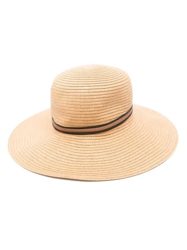 Borsalino Giselle Braided Papier Hat - Neutrals