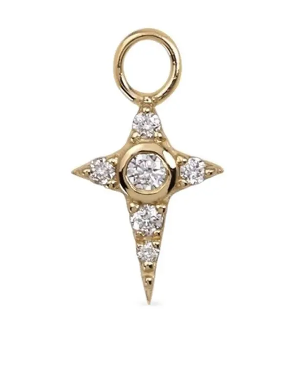 LARK & BERRY 9kt Yellow Celestial Diamond Charm