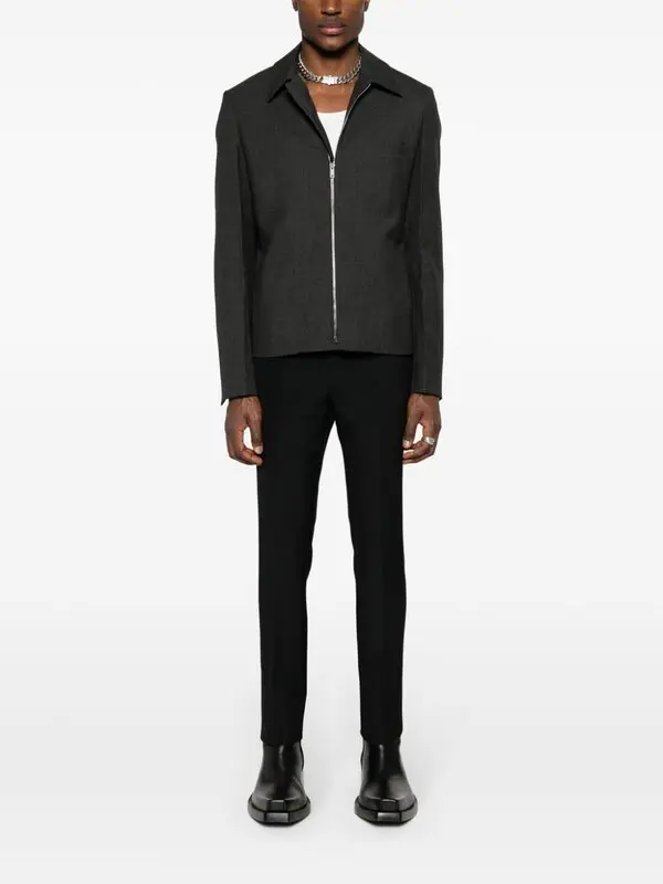 Givenchy Logo-plaque Straight Trousers - Black