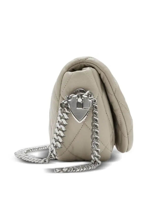 Burberry Shield Chain-link Shoulder Bag - Neutrals