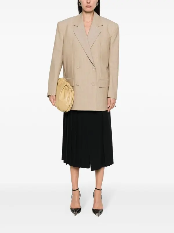 Givenchy Double-breasted Wool Blazer - Neutrals