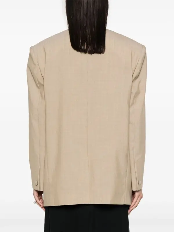 Givenchy Double-breasted Wool Blazer - Neutrals