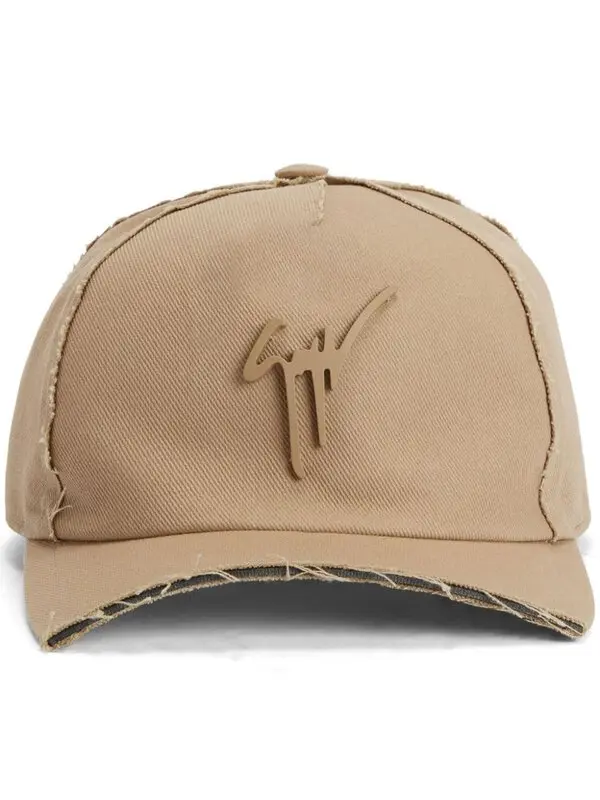 GIUSEPPE ZANOTTI Logo Lettering Cap - Neutrals
