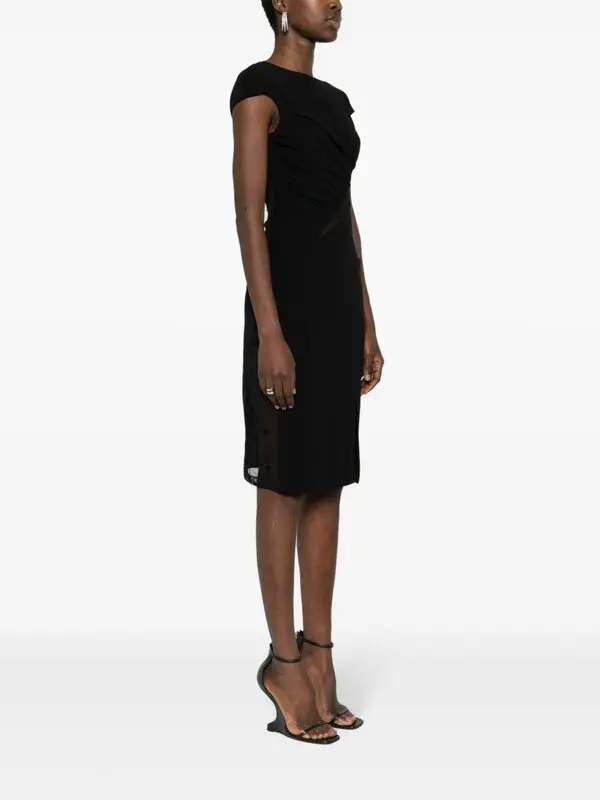 Givenchy Panelled Crepe Midi Dress