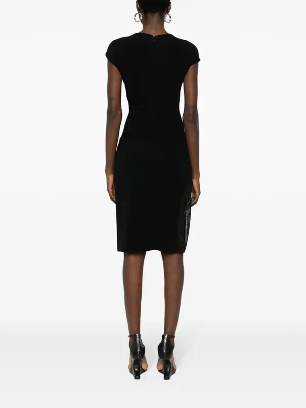 Givenchy Panelled Crepe Midi Dress