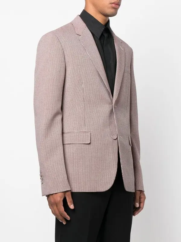Fendi Single-breasted Houndstooth Blazer