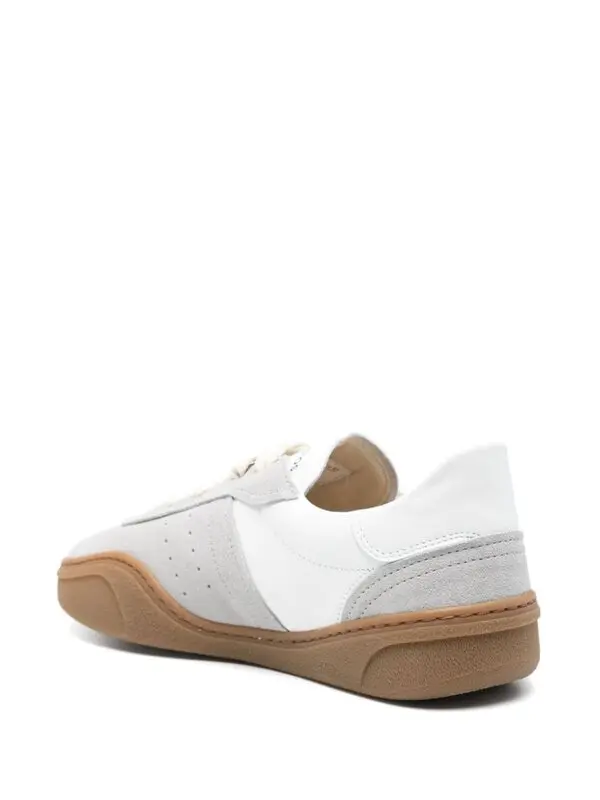 Acne Studios Panelled Leather Sneakers - Neutrals