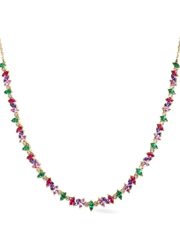 LARK & BERRY 14kt Veto Sapphire Necklace - Gold
