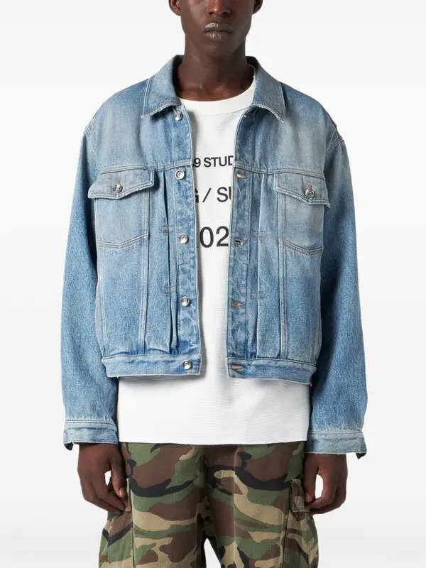 1989 STUDIO Logo-embossed Denim Jacket
