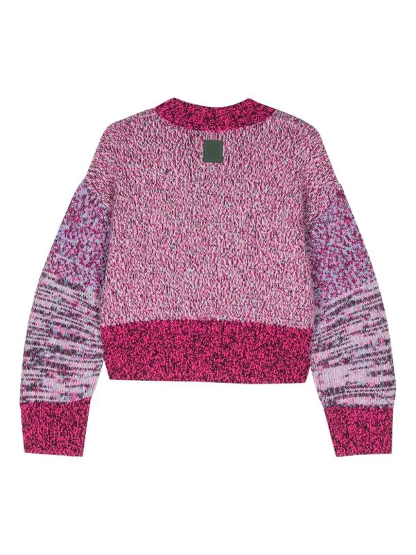Loewe Anagram-detail Knitted Jumper - Pink