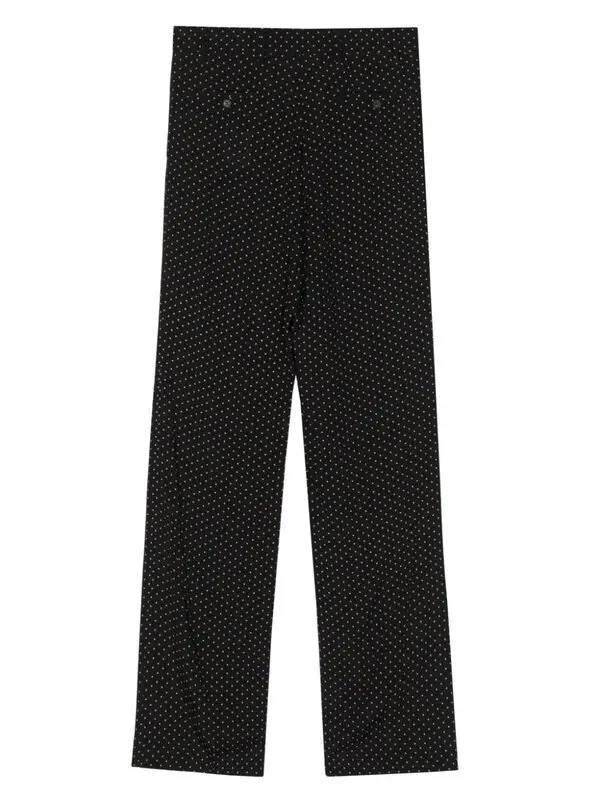 N°21 High-waist Straight-leg Trousers