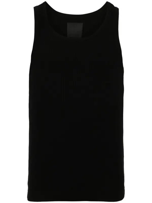 Givenchy Fine-ribbed Tank Top - Black