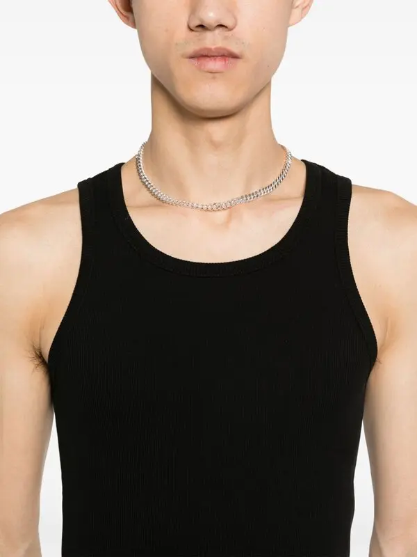 Givenchy Fine-ribbed Tank Top - Black