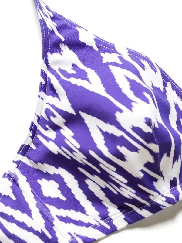 ERES Storm Abstract-print Bikini Top