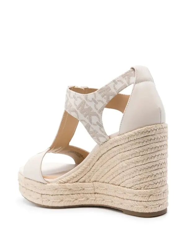 Michael Kors Berkley 100mm Wedge Espadrilles - Neutrals