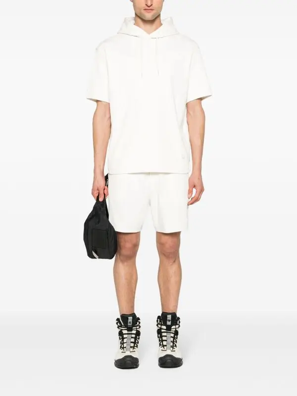 Emporio Armani Mid-rise Ribbed Track Shorts