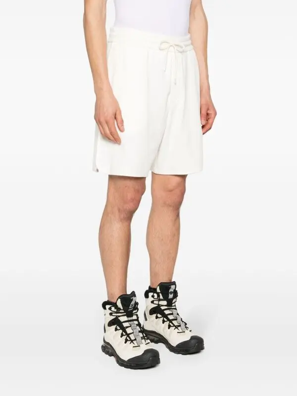 Emporio Armani Mid-rise Ribbed Track Shorts