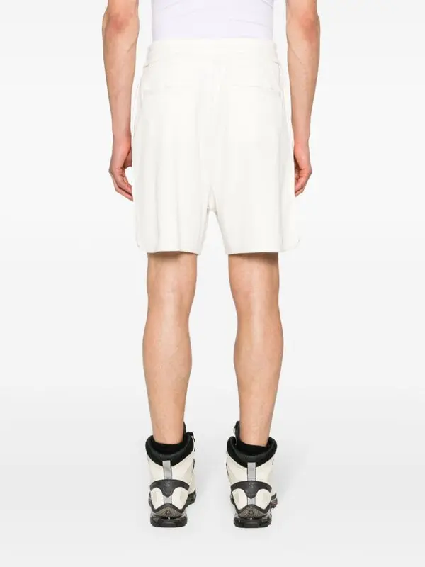 Emporio Armani Mid-rise Ribbed Track Shorts