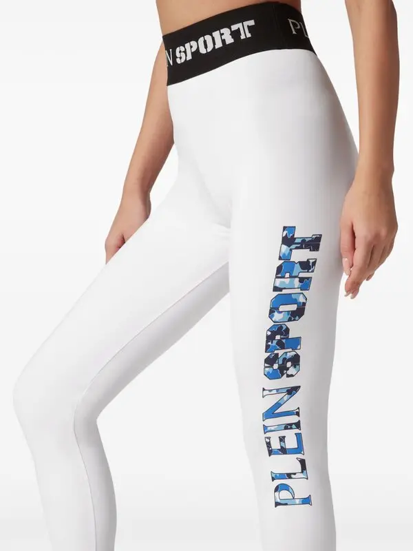 PLEIN SPORT Logo-print Performance Leggings