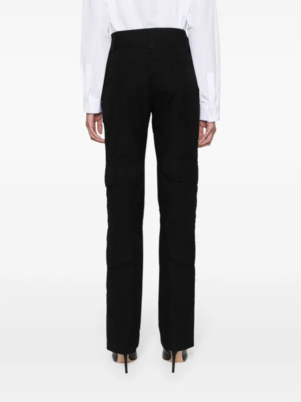 Givenchy Fine Check Pattern Cargo Trousers