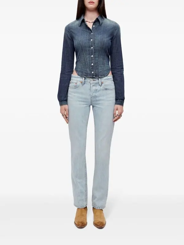 RE/DONE The Anderson Mid-rise Straight-leg Jeans