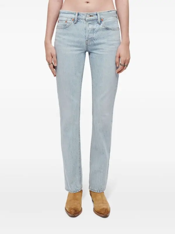 RE/DONE The Anderson Mid-rise Straight-leg Jeans