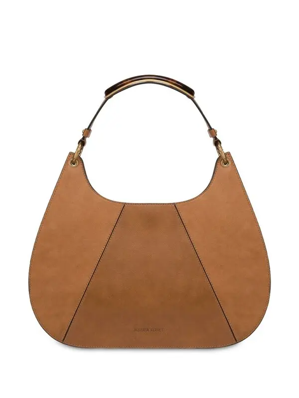 Alberta Ferretti Nappa Leather Tote Bag