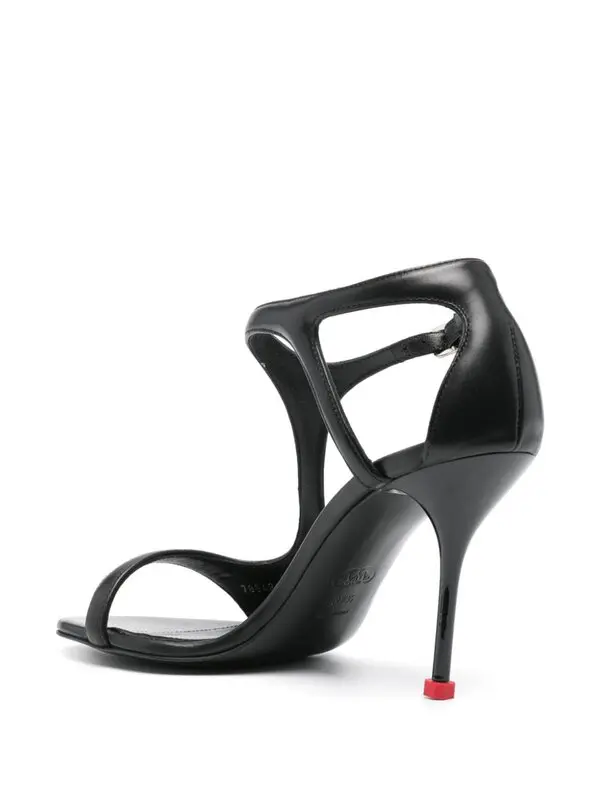 Alexander McQueen Harness 90mm Leather Sandals