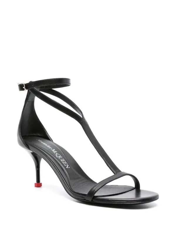 Alexander McQueen Harness 70mm Leather Sandals