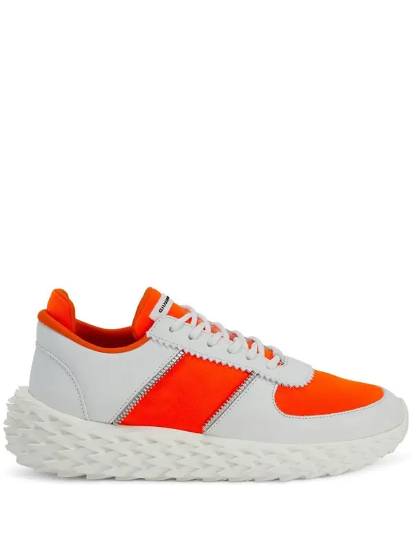 GIUSEPPE ZANOTTI Urchin Panelled Sneakers - White