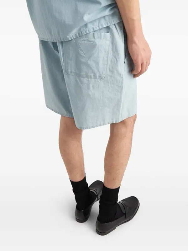 Prada Triangle-patch Elasticated-waist Shorts
