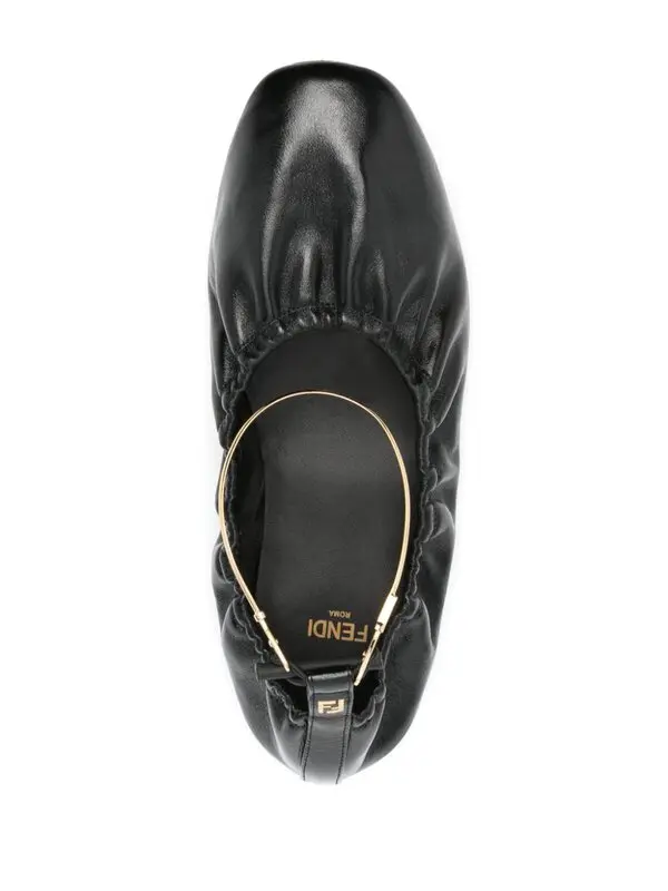 Fendi Filo Ballerinas - Black