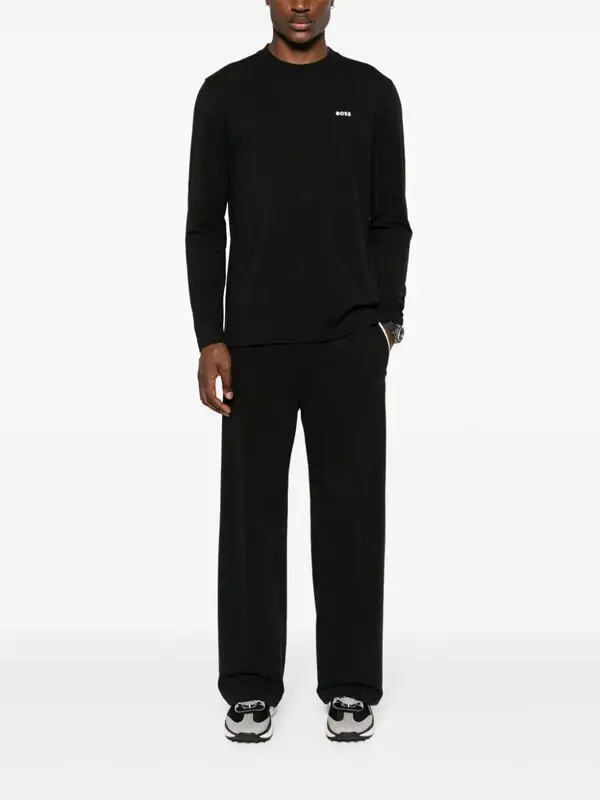 Hugo Boss Rubberised-logo Long-sleeve T-shirt
