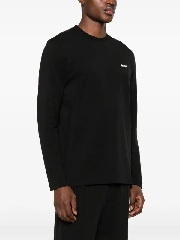 Hugo Boss Rubberised-logo Long-sleeve T-shirt
