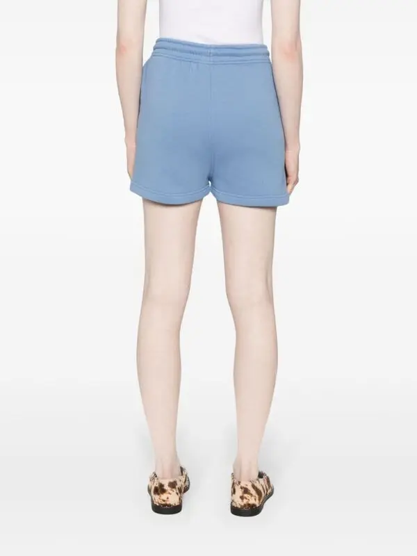 Maison Kitsuné Fox-patch Track Shorts - Blue