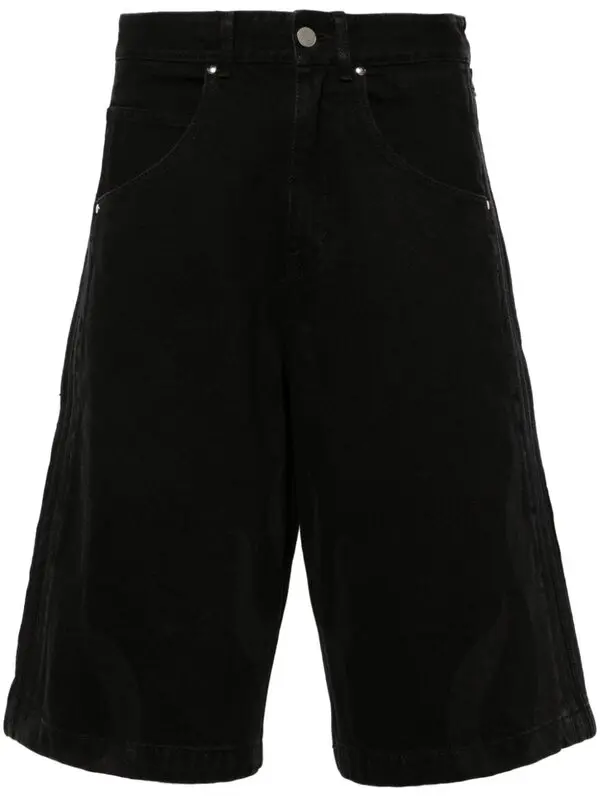 Adidas Flames Mid-rise Denim Shorts