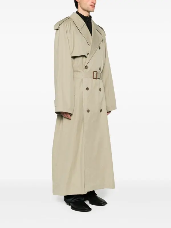Balenciaga Belted Maxi Trench Coat