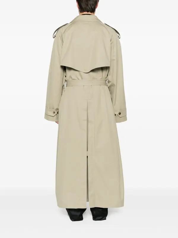 Balenciaga Belted Maxi Trench Coat