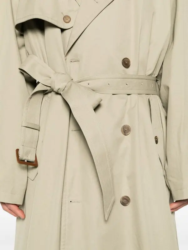 Balenciaga Belted Maxi Trench Coat
