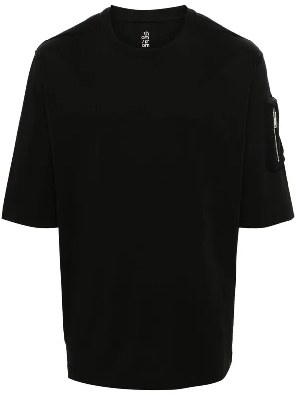 THOM KROM Sleeve-pocket Cotton T-shirt