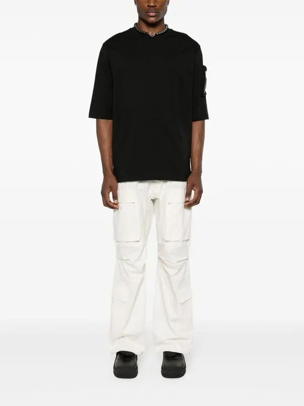 THOM KROM Sleeve-pocket Cotton T-shirt