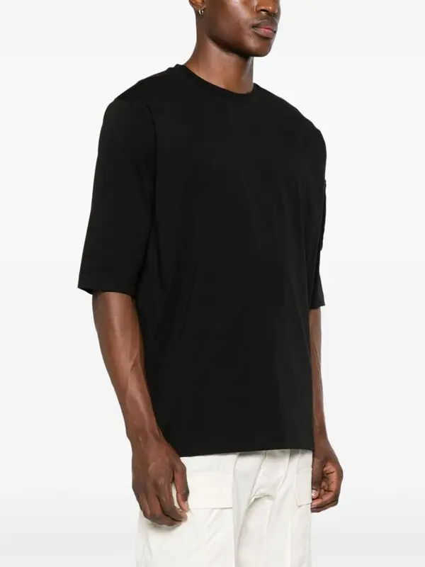 THOM KROM Sleeve-pocket Cotton T-shirt