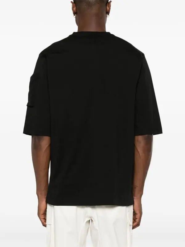 THOM KROM Sleeve-pocket Cotton T-shirt