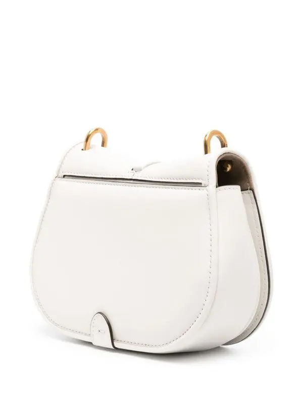 Fendi Small C’mon Leather Shoulder Bag - White