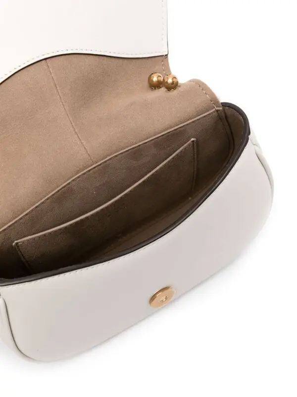 Fendi Small C’mon Leather Shoulder Bag - White
