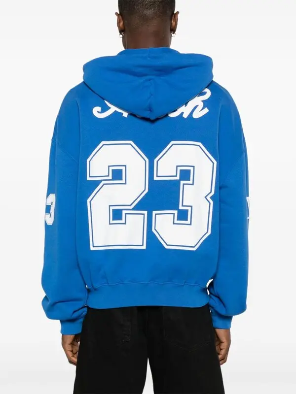 Off-White Football Logo-print Hoodie