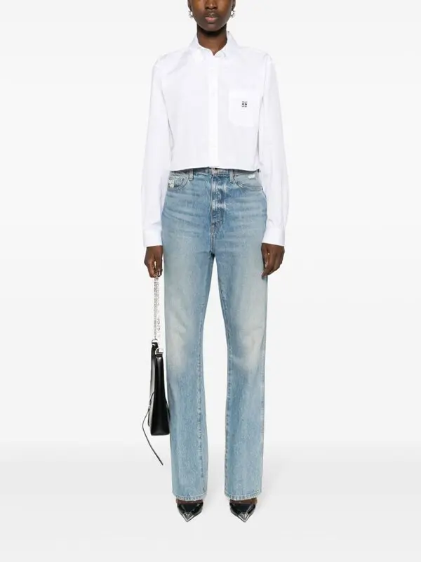 Givenchy Logo-plaque Shirt
