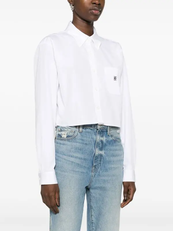 Givenchy Logo-plaque Shirt